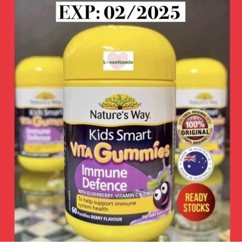 Jual Natures Way Kids Smart Vita Gummies Immune Defence | Shopee Indonesia
