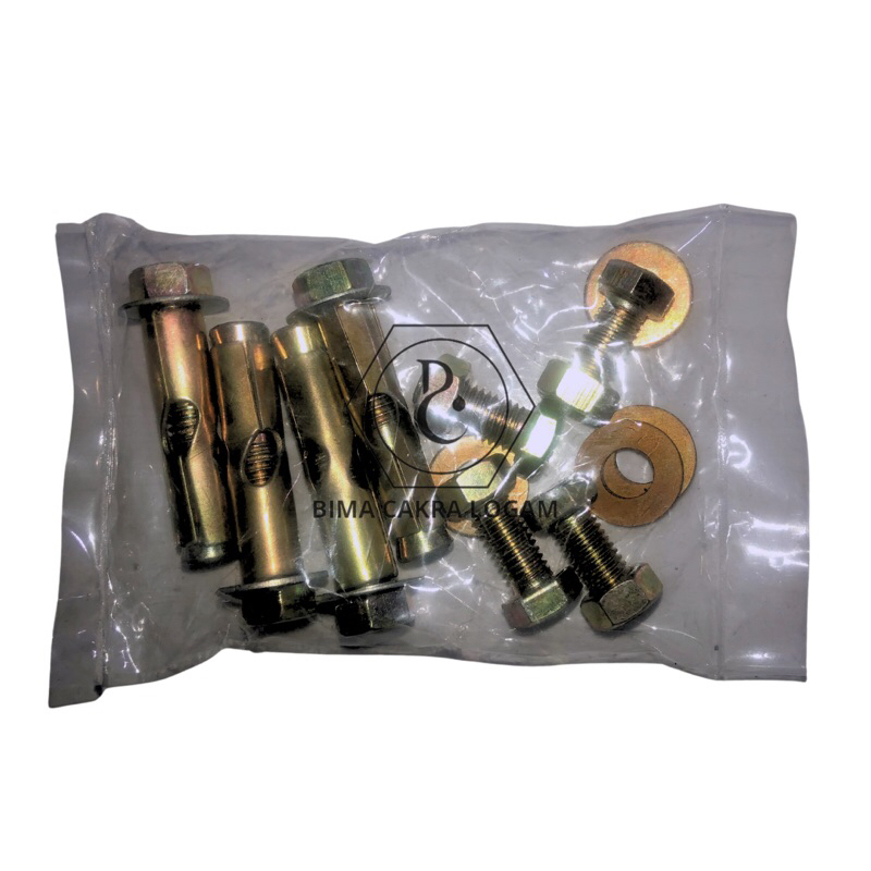 Jual Dinabolt dan Baut Ac Lengkap / 1 Set Dinabolt dan Baut Ac | Shopee ...