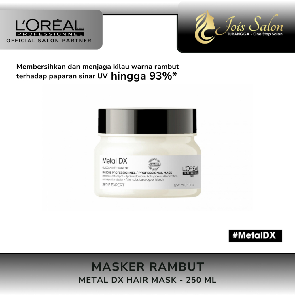 Jual Loreal Professionnel Metal Dx Hair Mask Treatment 250ml | Shopee ...