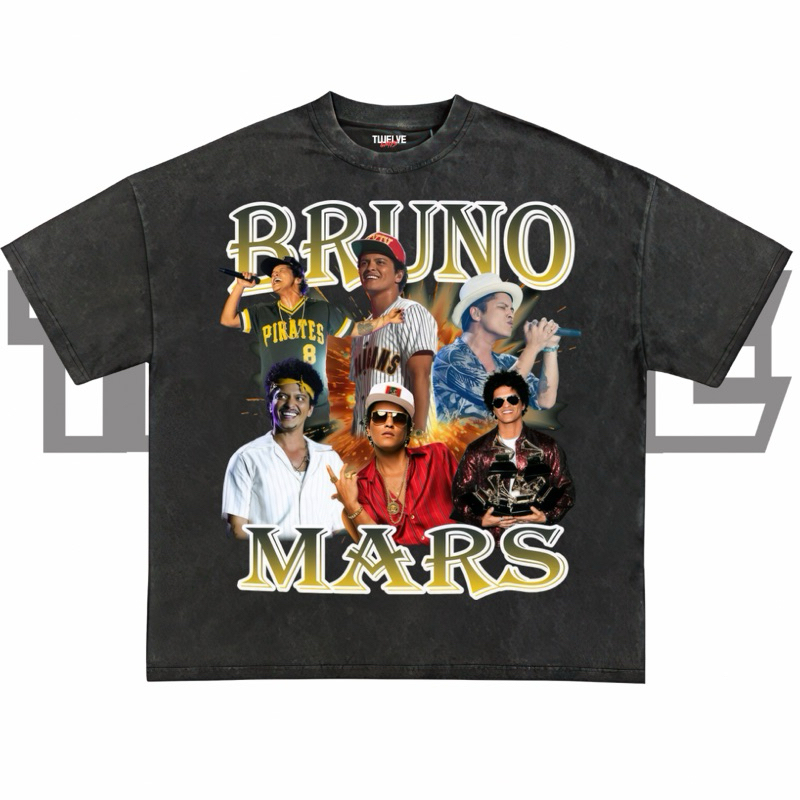 Jual BRUNO MARS Oversize T-Shirt | Wash Hitam | Kaos Bruno Mars Aesthetic | Atasan Pria Wanita ...