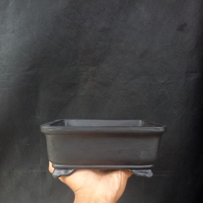 Jual pot bonsai persegi 20x15 bahan semen murah | Shopee Indonesia