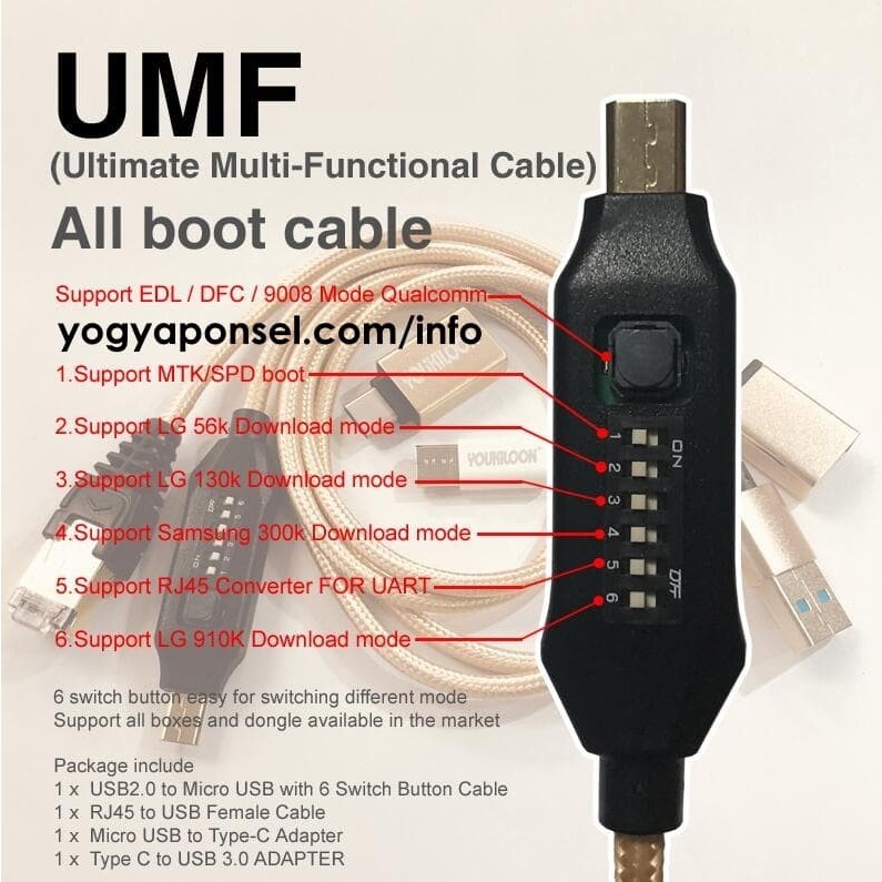 Jual Kabel Sniper / Kabel Boot / Kabel EDL / Kabel Flash | Shopee Indonesia