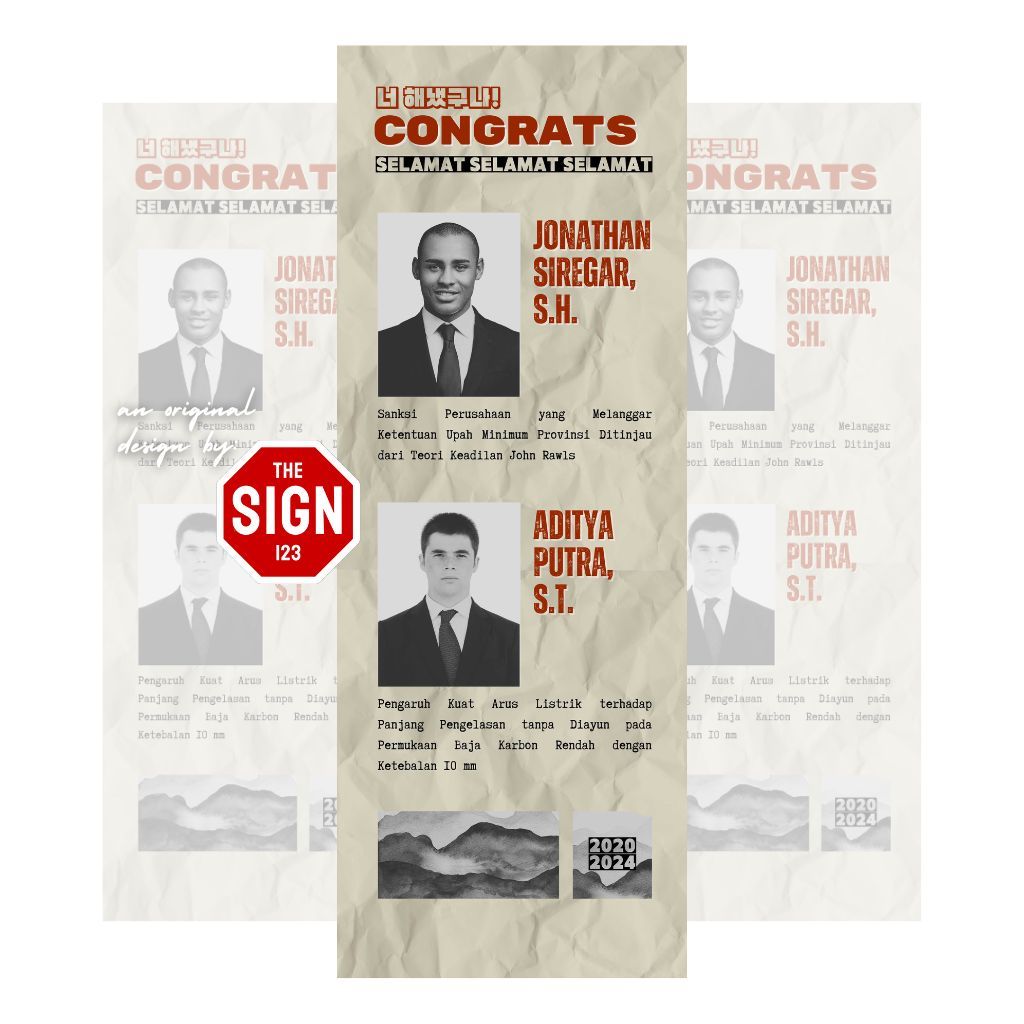 Jual Desain Banner Sidang / Seminar / Wisuda Anti Mainstream | Shopee ...