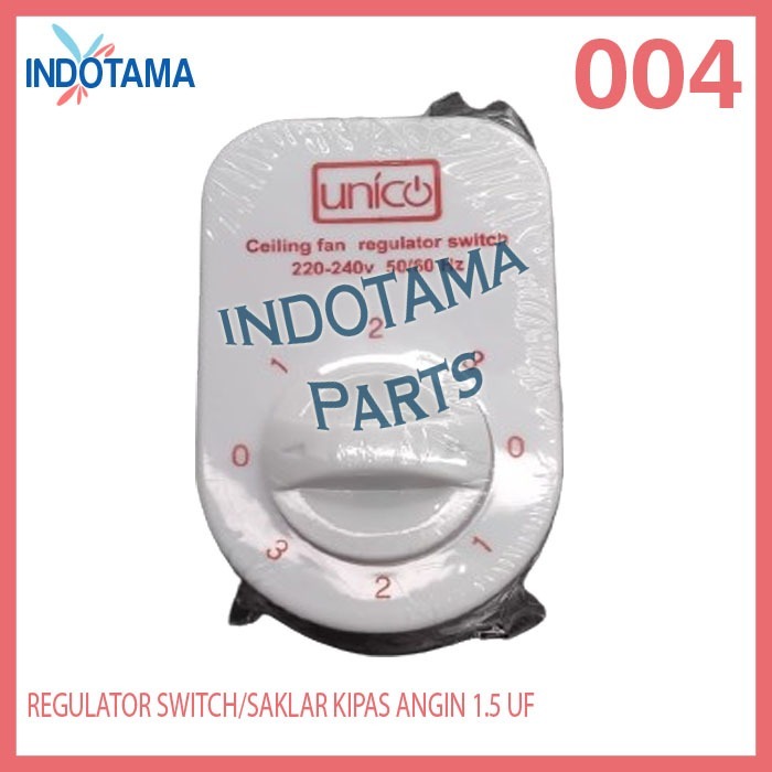 Jual Regulator Switch/saklar kipas angin 1.5uf 3 speed KCMC-004 ...