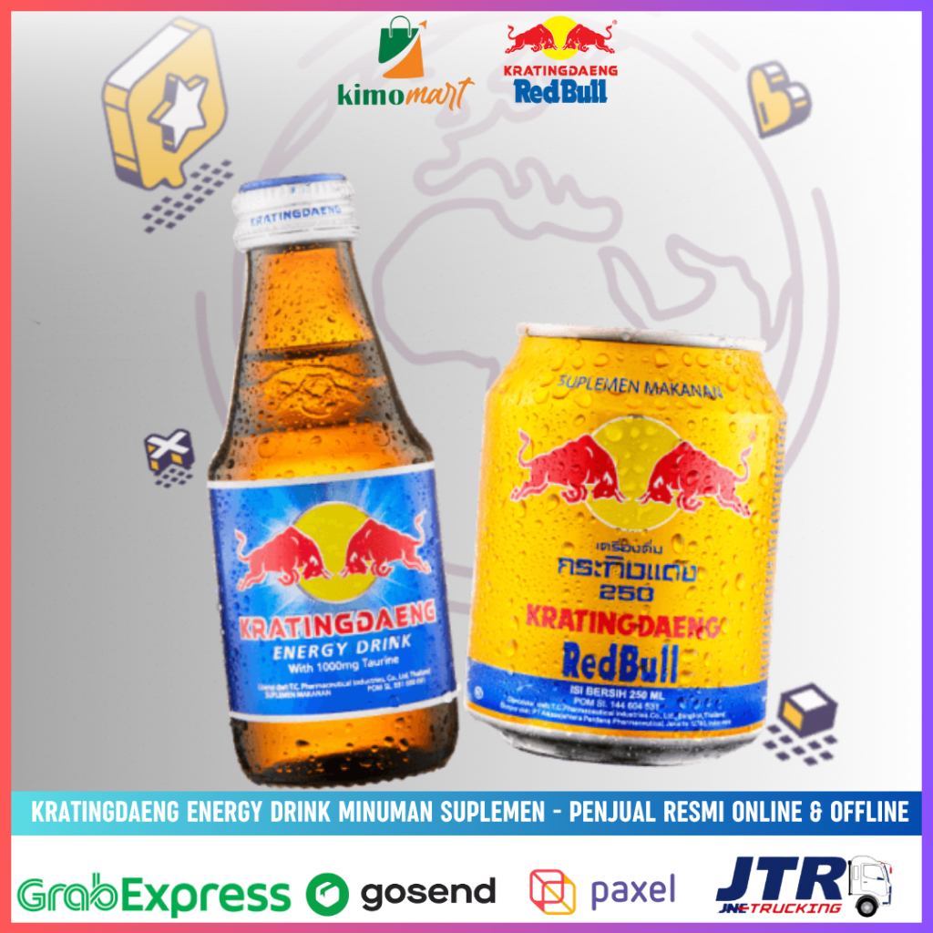 Jual Kratingdaeng Red Bull Botol dan Kaleng - 1 KARTON | Shopee Indonesia