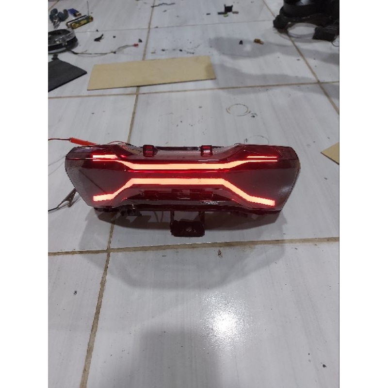 Jual STOPLAMP ADV 150 160 CUSTOM LAZY LED | Shopee Indonesia