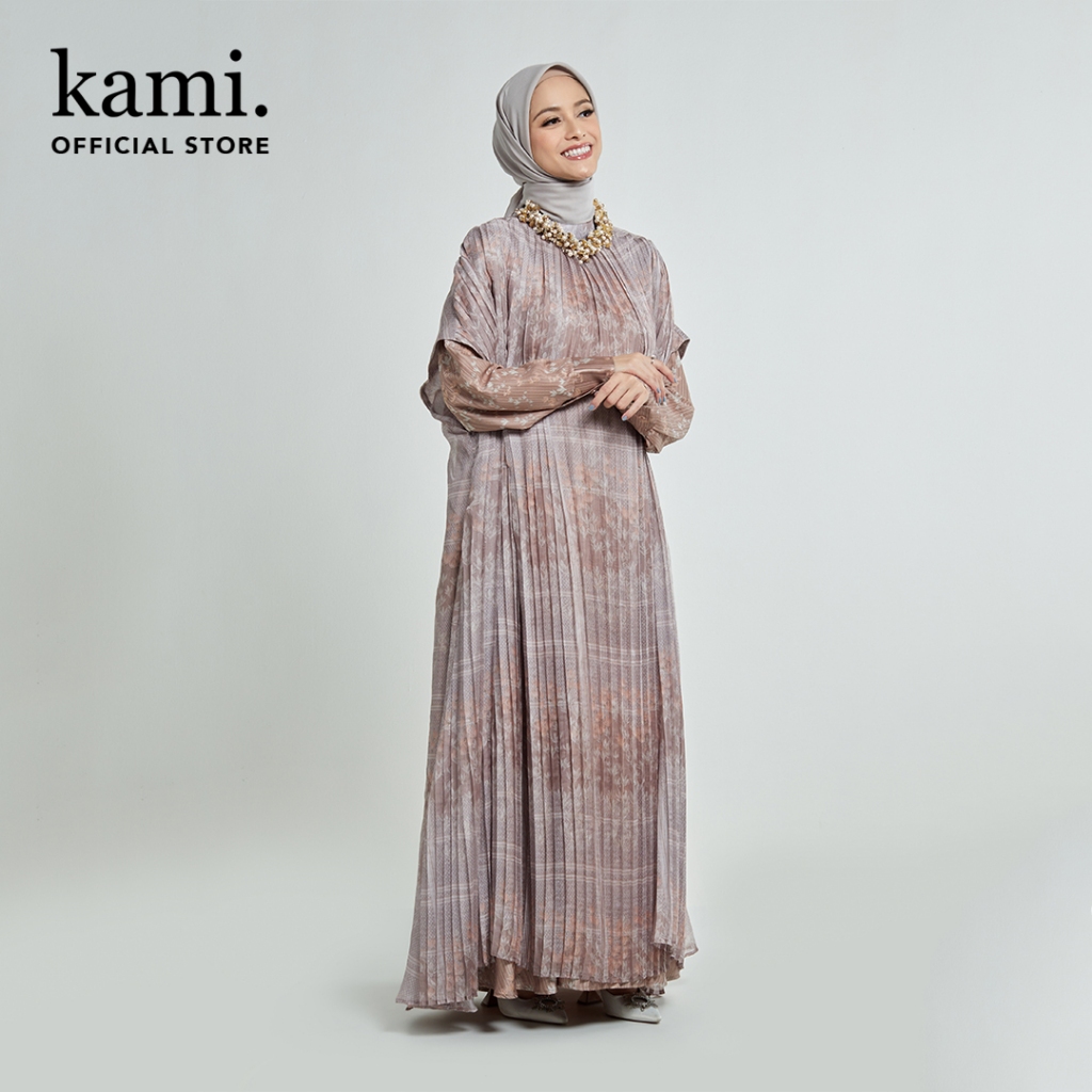 Jual Kami Tania Pleated Dress Wanita | Shopee Indonesia