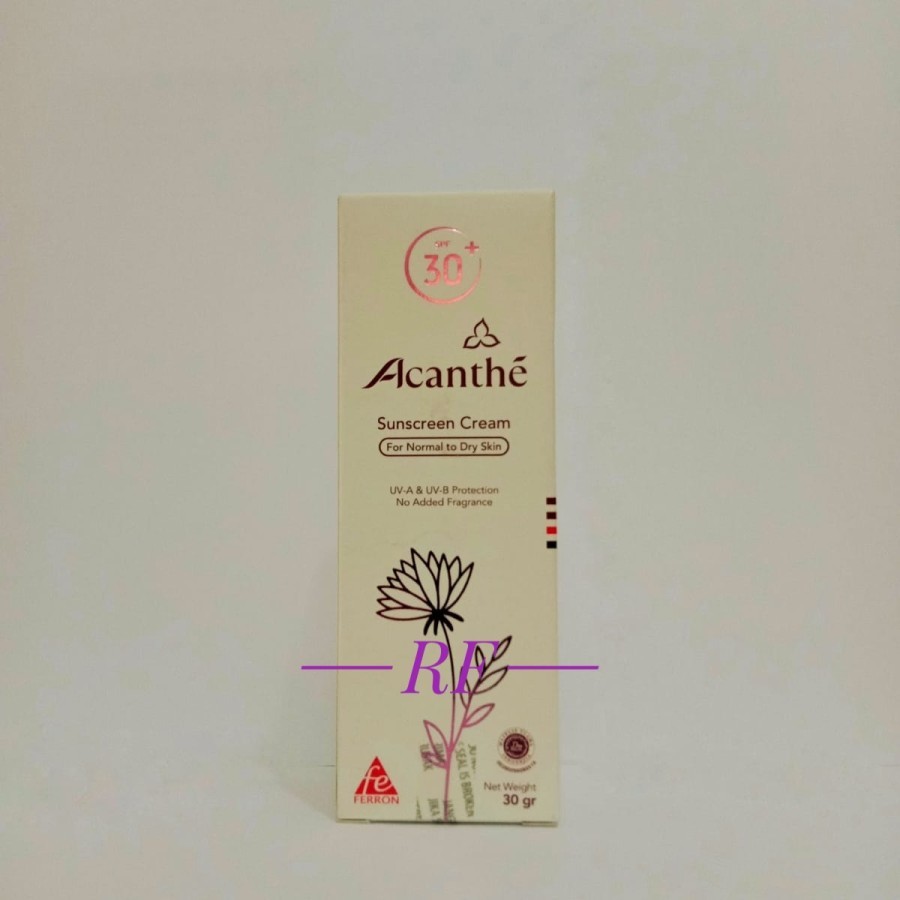 Jual Acanthe Spf 30 for Normal to Dry Skin 30 gram (Ferron) | Shopee ...
