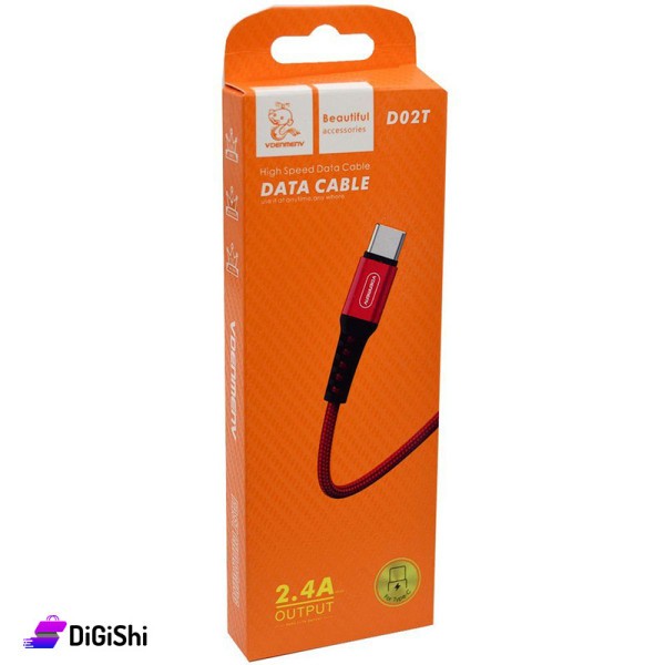 Jual [Kabel Data] Data Cable USB-TYPE-C VDENMENV D02T Fast Charging And Data Transfer Cable ...