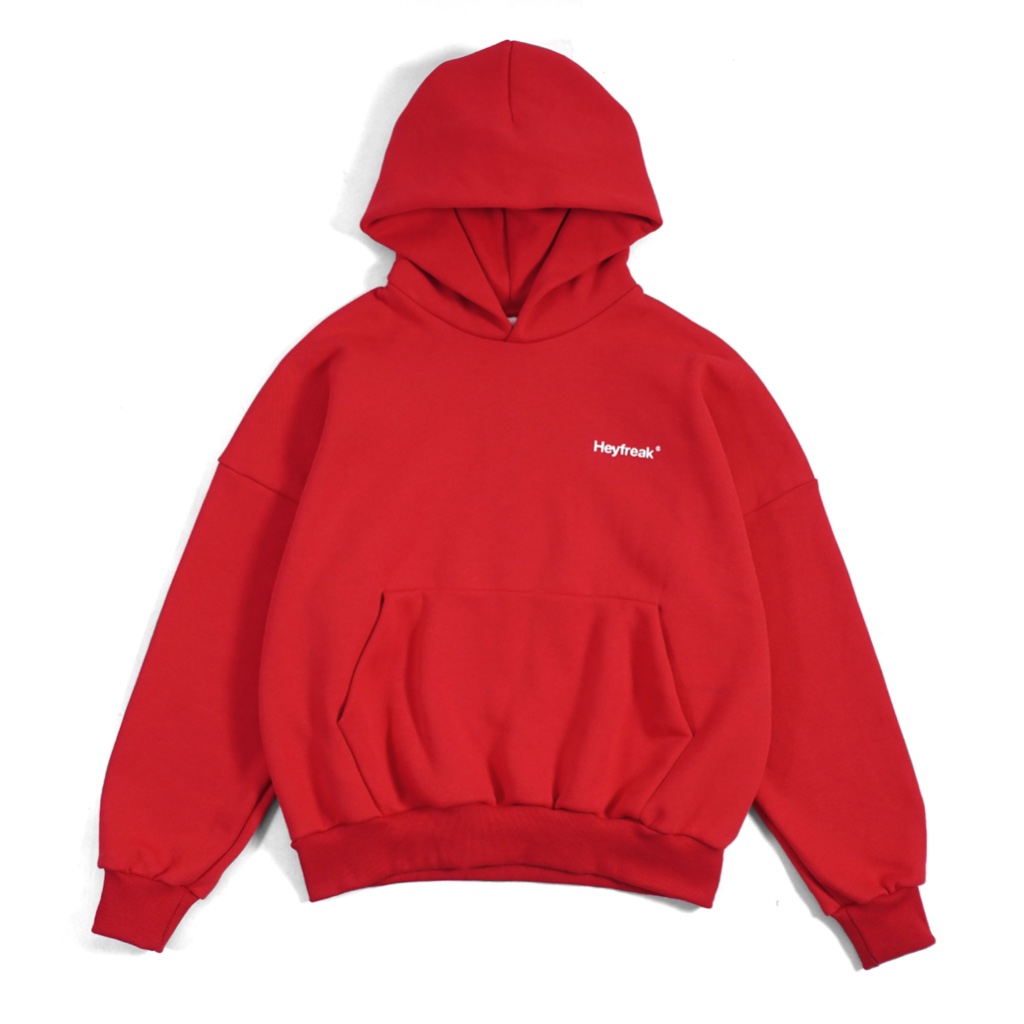 Jual Heyfreak Hoodie Boxy Basic Logo Maroon V2 | Shopee Indonesia