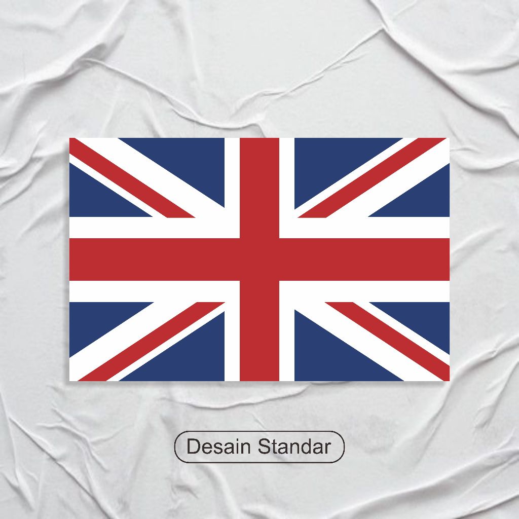 Jual Cetak Bendera Inggris / Union Jack / British Flag / Bendera Custom ...