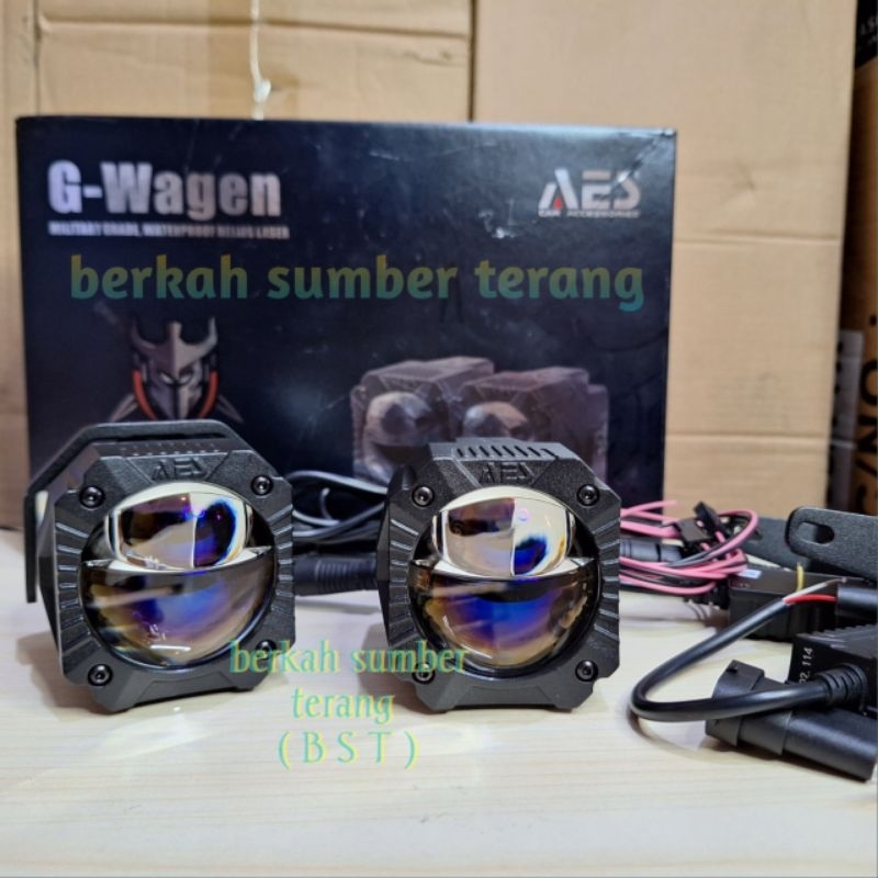 Jual biled lampu tembak g-wagen hi lo beam laser universal jeep suv 4wd ...
