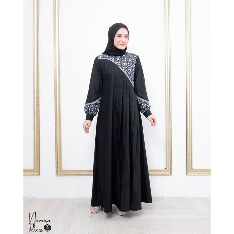 Jual GAMIS NAMIRA BY ZALIFA DRESS LEBARAN | Shopee Indonesia