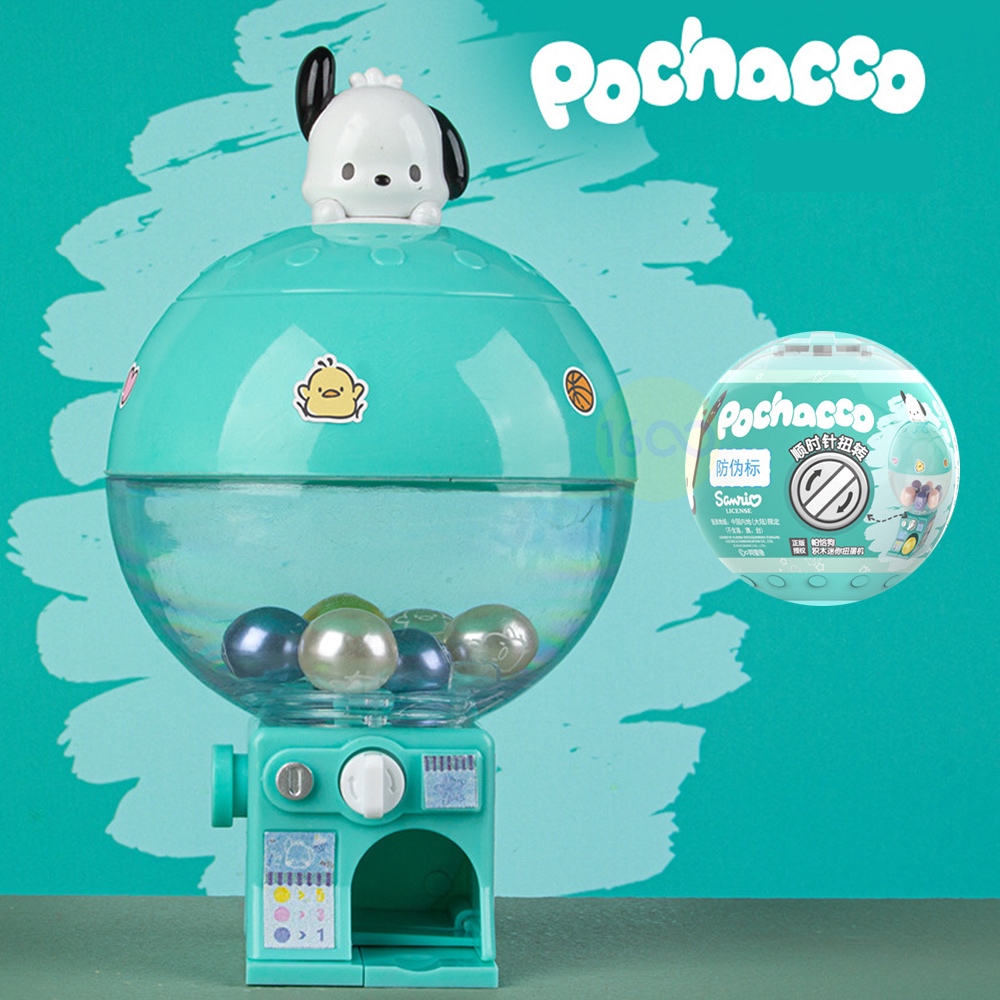 Jual Mainan Bola Kapsul Putar Mesin Sanrio | Mini Gaca Machine Sanrio ...