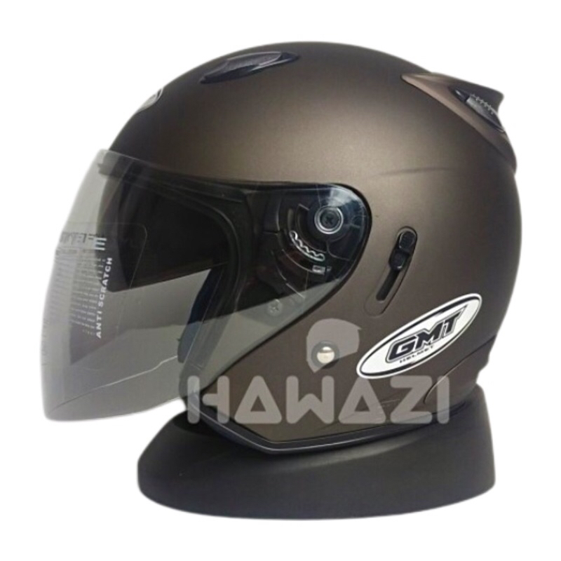 Jual Helm Motor Half Face Double Visor GMT Original/Helm Pria Wanita ...