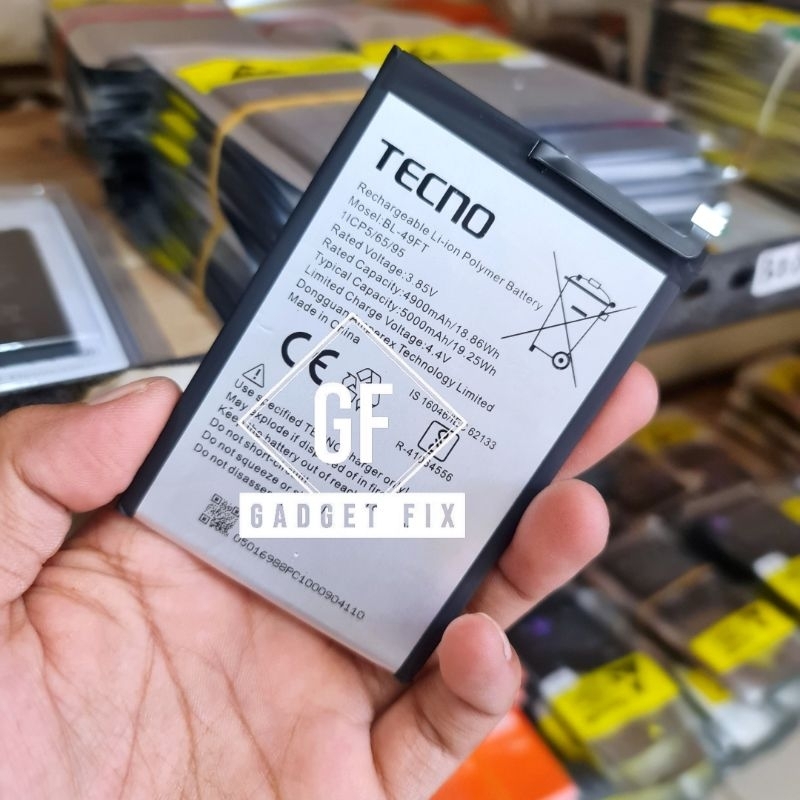 Jual Baterai Batre Tecno BL-49FT HP Tecno Spark Go 2020 KE5S Kode Model ...