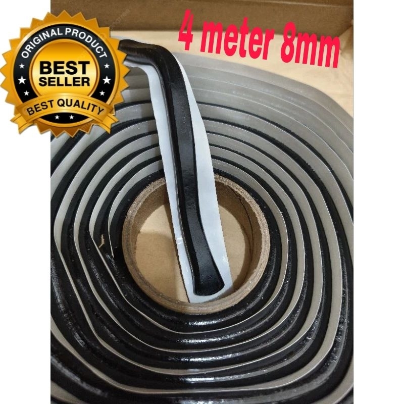 Jual Lem mika headlamp mobil dan motor 1 meter ukuran 6mm warna hitam ...