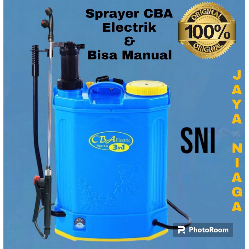 Jual SPRAYER CBA 3 in 1 PREMIUM SNI Elektrik cas dan bisa pompa manual ...
