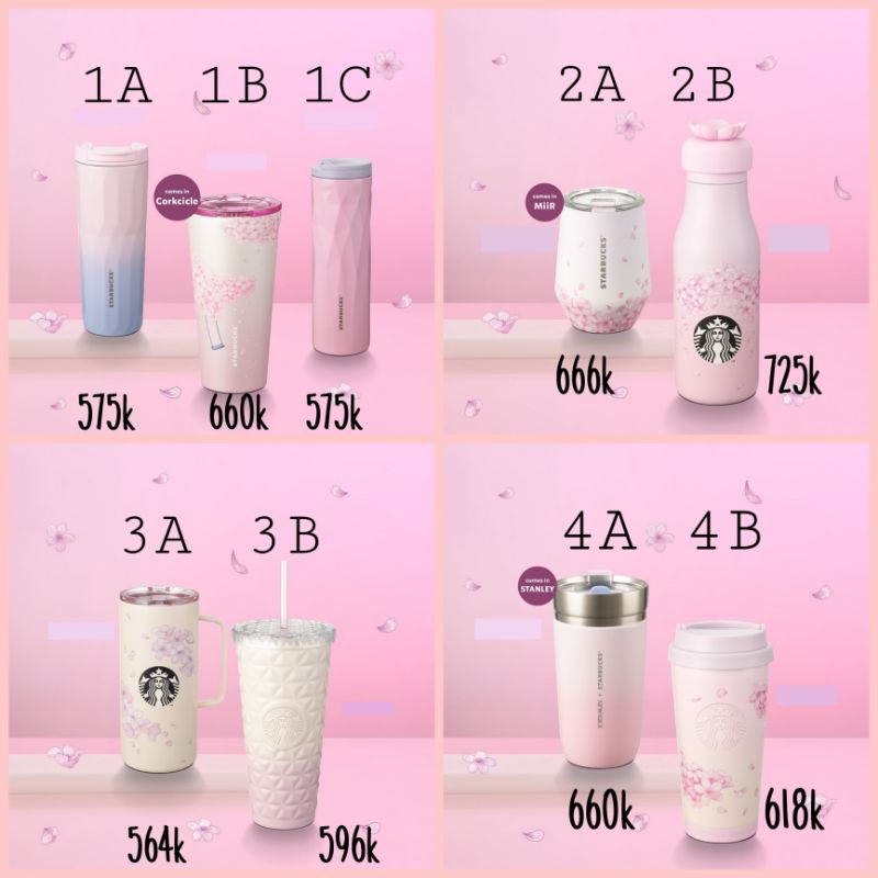 Jual TUMBLER STARBUCKS SPRING SEASON 2024 CHERRY BLOSSOM PINK PURPLE ...