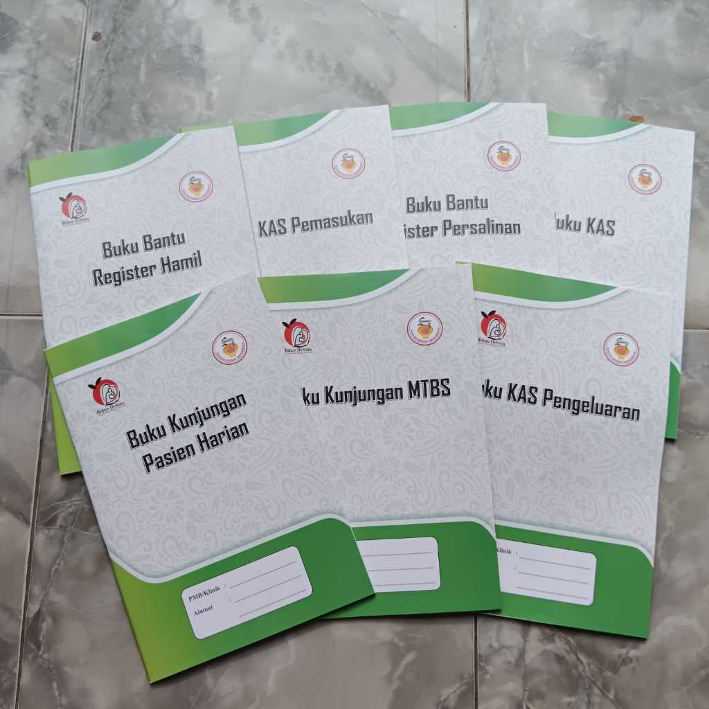 Jual buku besar Buku REGISTER Buku KAS BUKU MTBS (buku kunjungan pasien ...