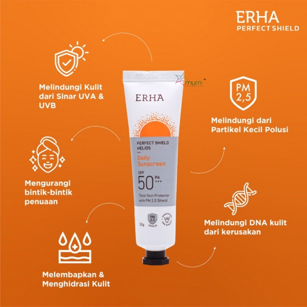 Jual ERHA PERFECT SHIELD HELIOS DAILY SUNSCREEN SPF50 PA +++ 30GR | Shopee Indonesia