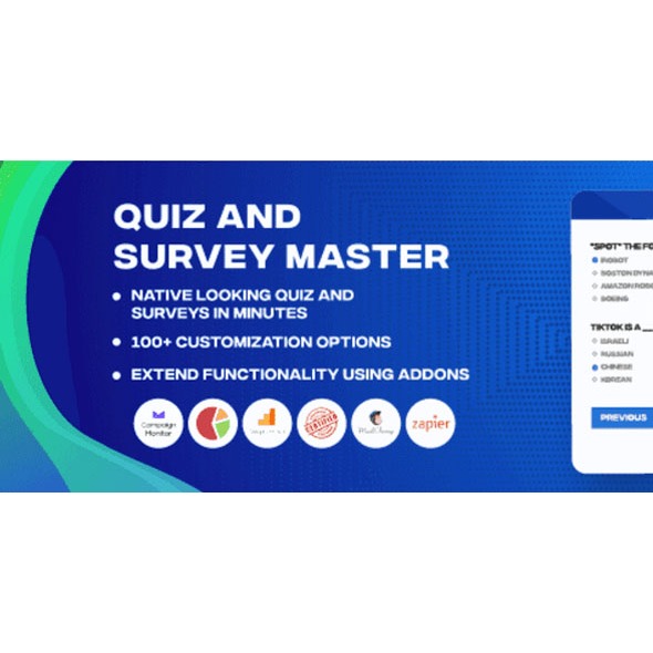Jual Quiz Survey Master 9.2.4 (+Addons) – Quiz Survey Maker | Shopee Indonesia