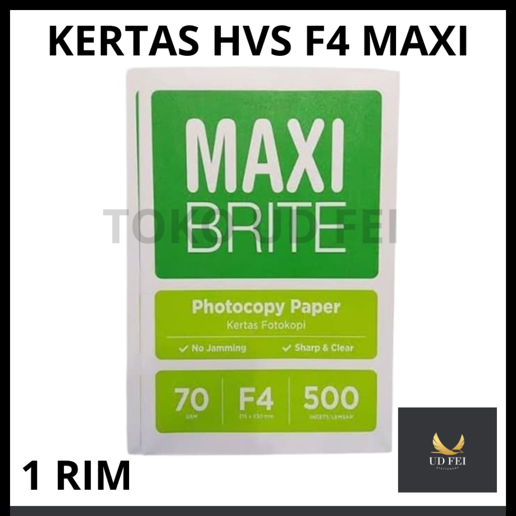 Jual (1 RIM) Kertas print/ Kertas HVS Maxi/ Kertas HVS F4/ Kertas HVS ...
