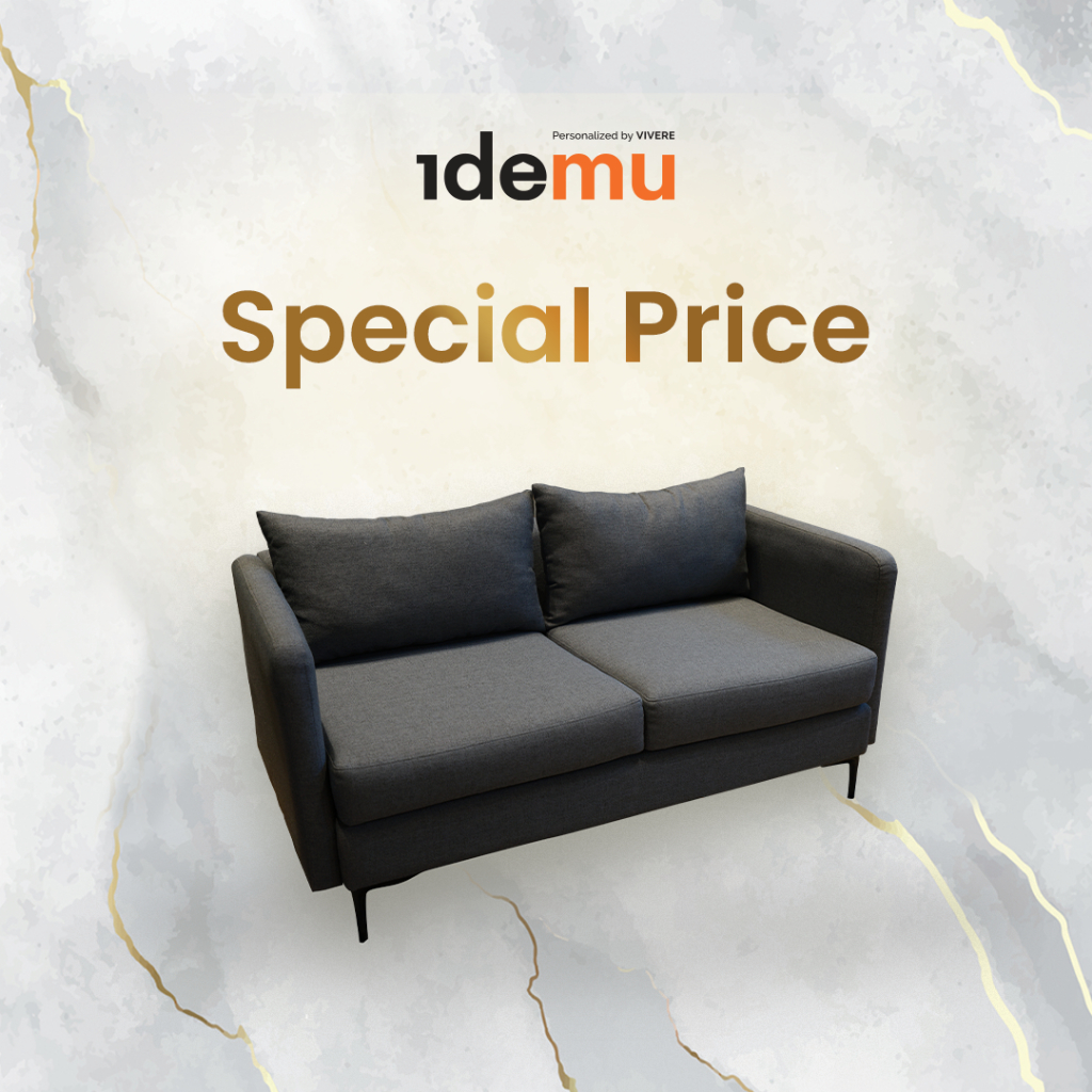 Jual Display Sale - IDEMU Davon Sofa 2 Seater Furniture Minimalis ...