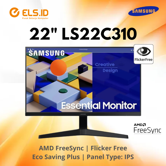 Jual Monitor LED Samsung LS22C310 22" FHD IPS 75Hz | Shopee Indonesia