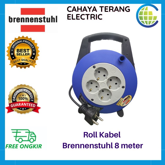 Jual Brennenstuhl Roll Kabel 8 Meter | Shopee Indonesia