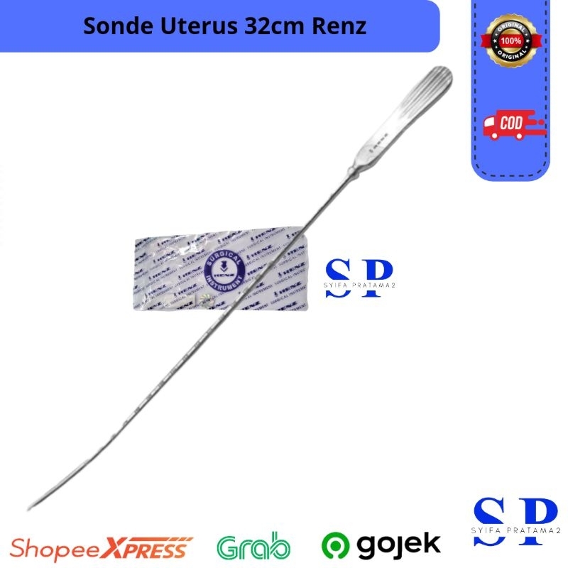 Jual Alat Medis Sonde Uterus RENZ 32cm | Uterine Sonde Renz | Shopee Indonesia