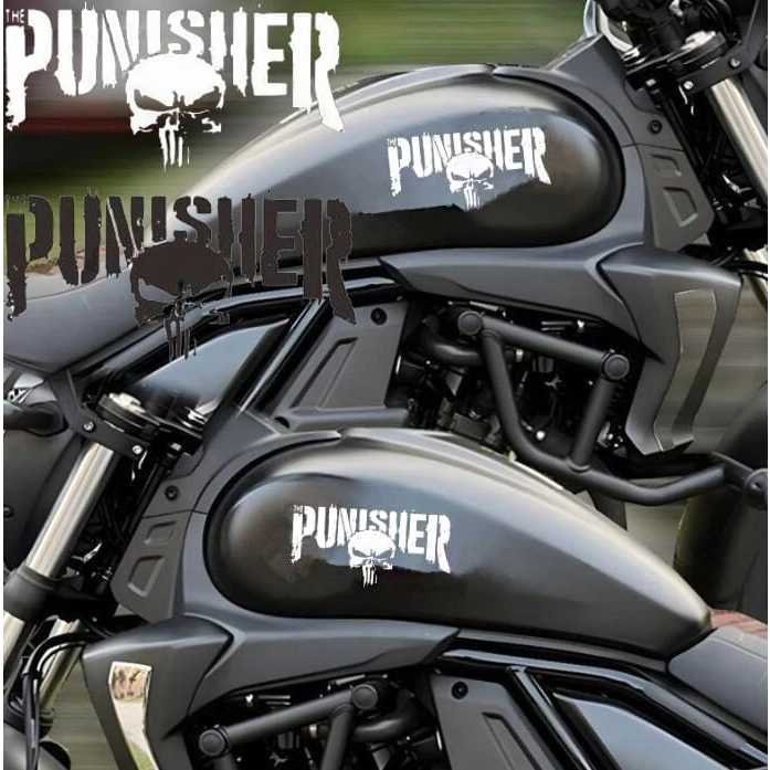 Jual Sticker Cutting Sticker the punisher untuk variasi tanki atau ...