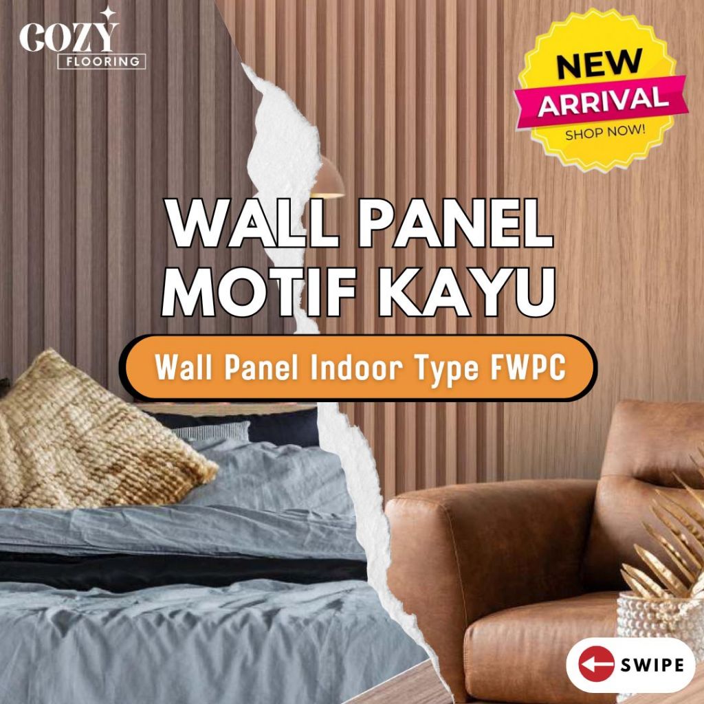 Jual Wall Panel Indoor Frantinco Motif Kayu - Panel Dinding panjang @2 ...