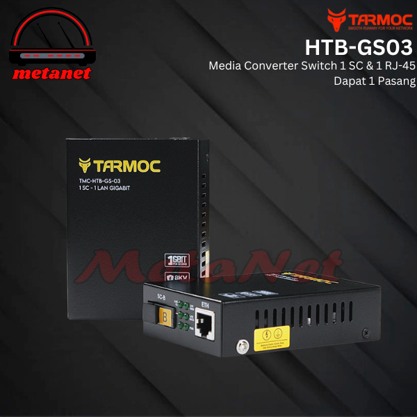 Jual Tarmoc HTB GS03 HTB-GS03 Gigabit Single mode Media Converter | Shopee Indonesia
