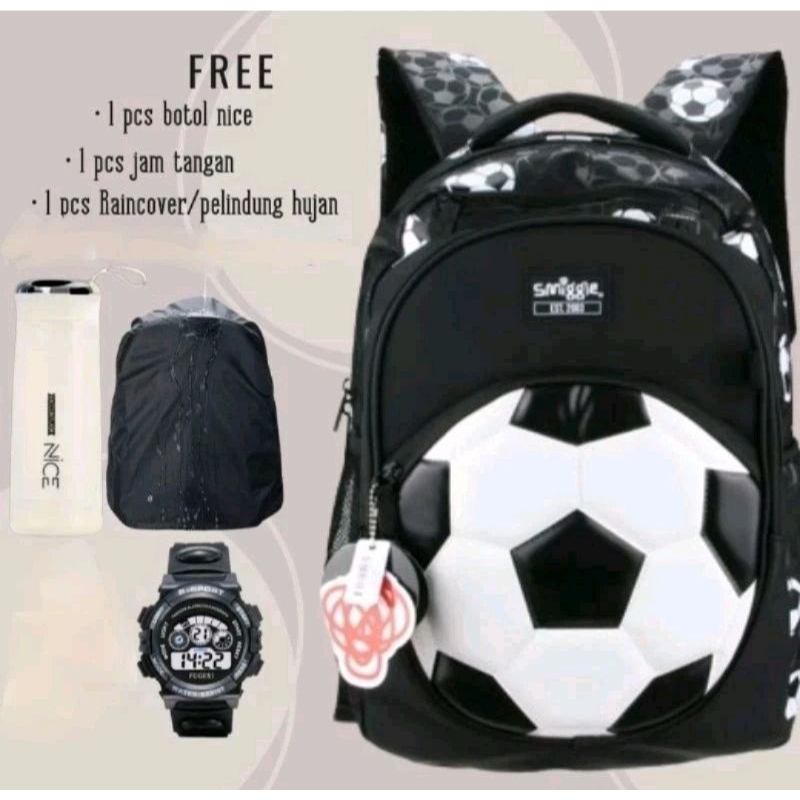 Jual Paket hemat tas ransel sekolah anak laki-laki motif bola tas punggung anak banyak bonus ...
