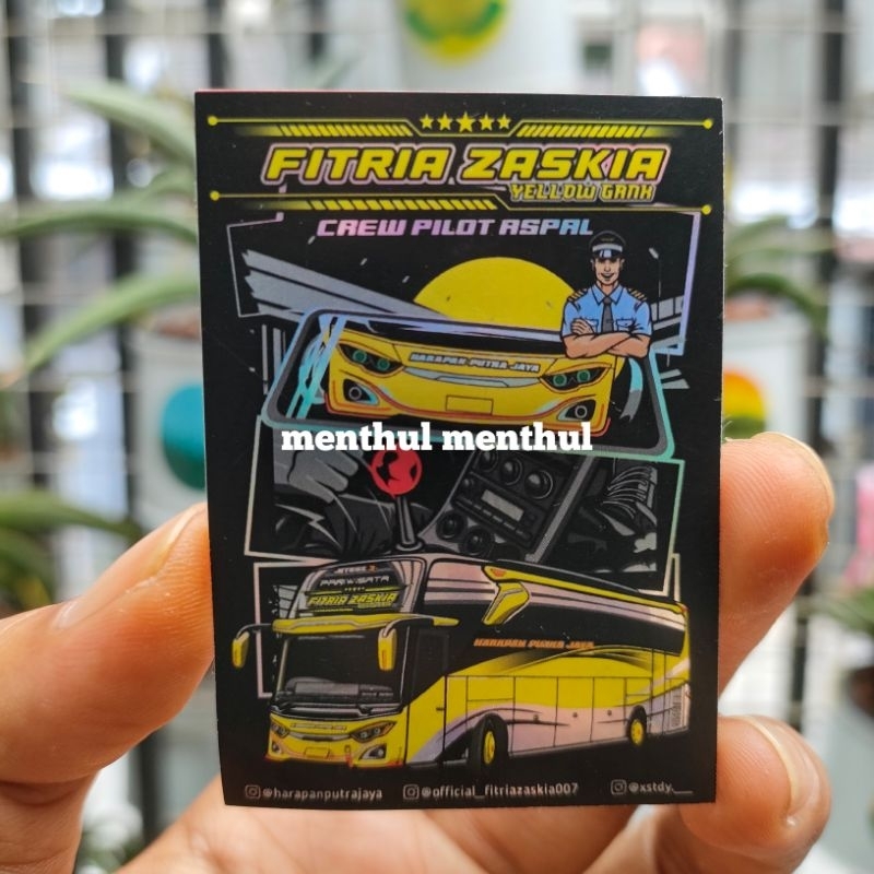 Jual stiker bus original langsung dari bus nya !! stiker bus mania ...