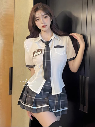 Jual Luckymm Sexy Lingerie Cosplay School Uniform / Sexy Cosplay Murid ...