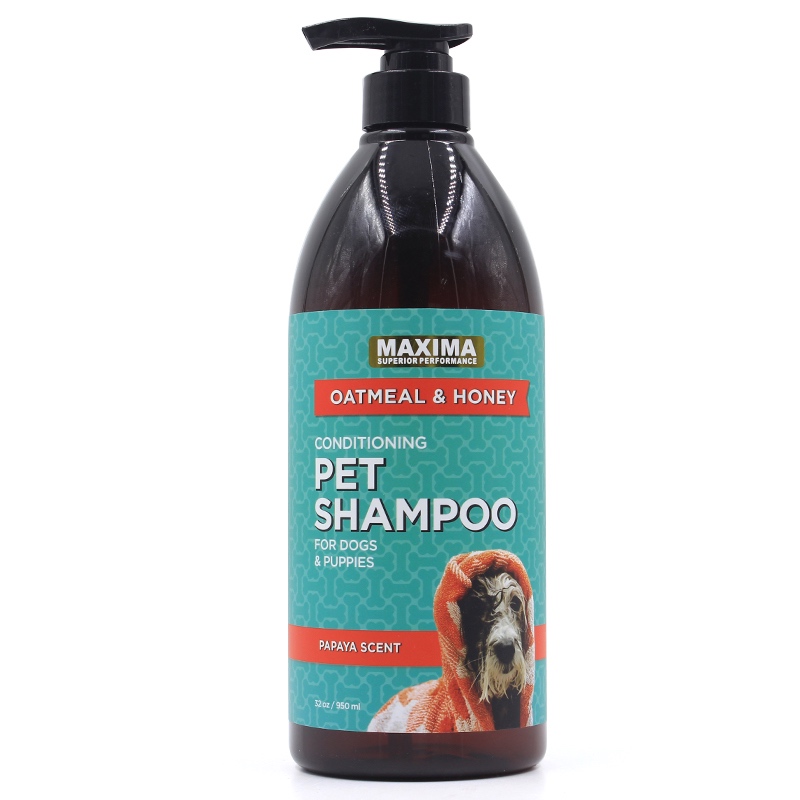 Jual MAXIMA Oatmeal & Honey Papaya Scent Conditioning Pet Shampoo 950 ...