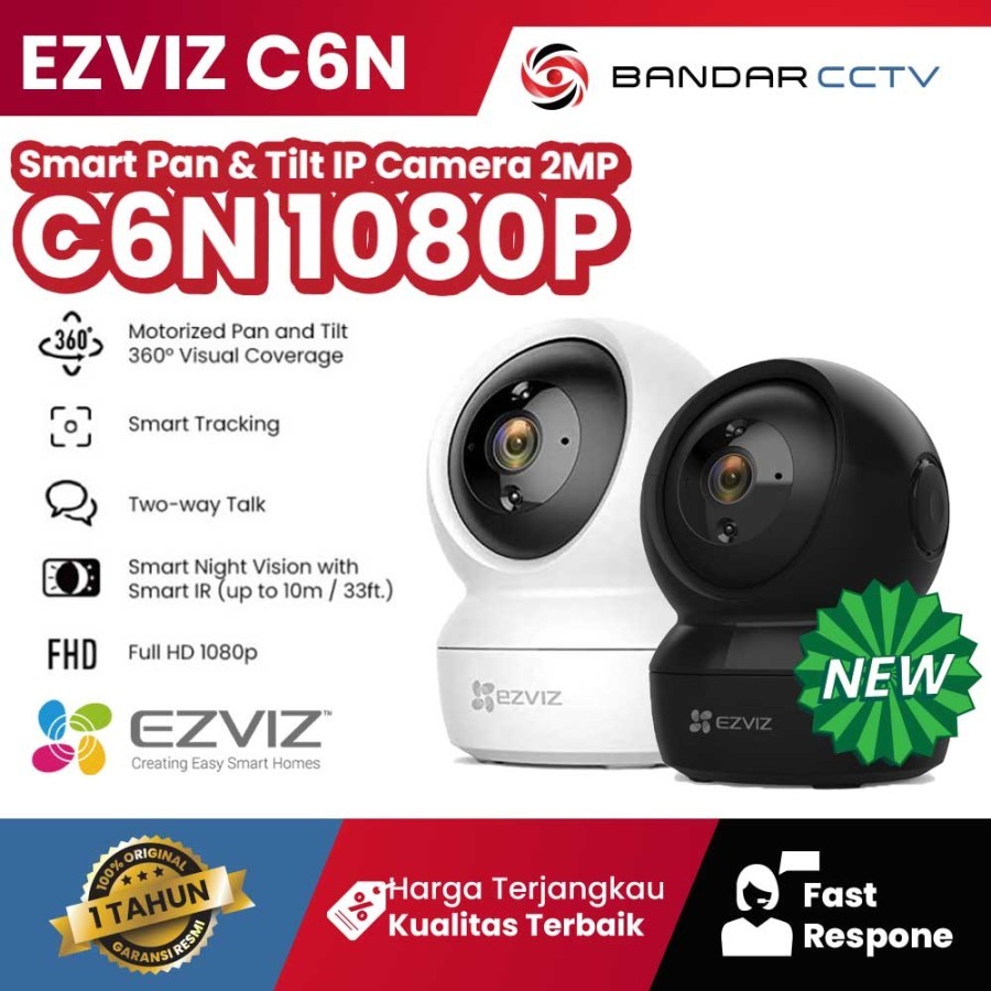 Jual Ezviz C6N 1080P 2MP Smart Wifi Camera Wireless | Shopee Indonesia