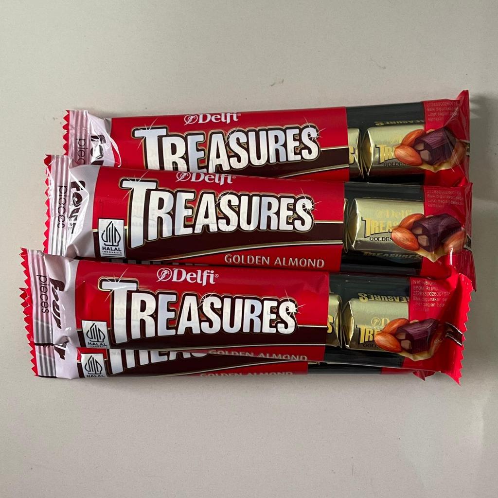Jual DELFI TREASURE ALMOND - COOKIES & CREAM 36 GRAM ( 1 PC ) | Shopee ...