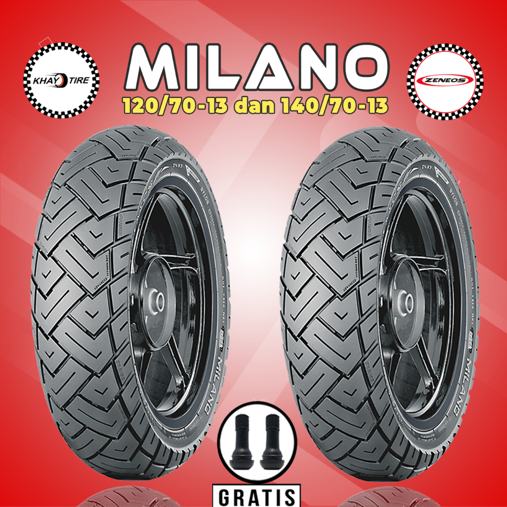 Jual Paket Ban Motor YAMAHA NMAX ZENEOS MILANO 120/70-13 + 140/70-13 ...