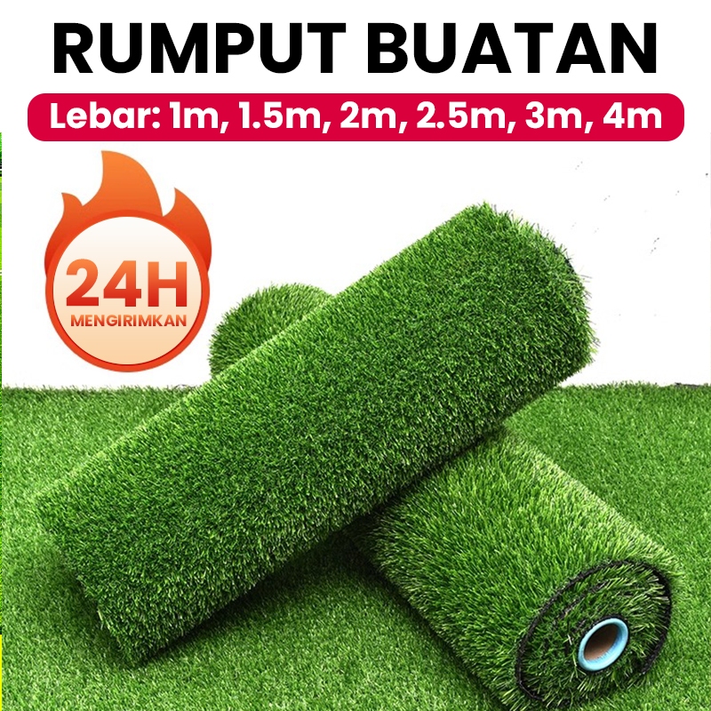 Jual 1m X 5m, 1m X 1m, 1m X 2m Rumput DIY Latar Belakang Panel Pagar ...