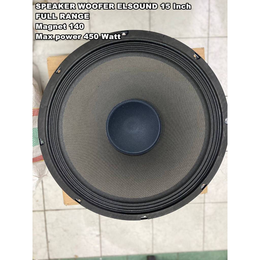 Jual SPEAKER WOOFER ELSOUND 15 inch 15in 15" FULL RANGE ORIGINAL 15inch ...