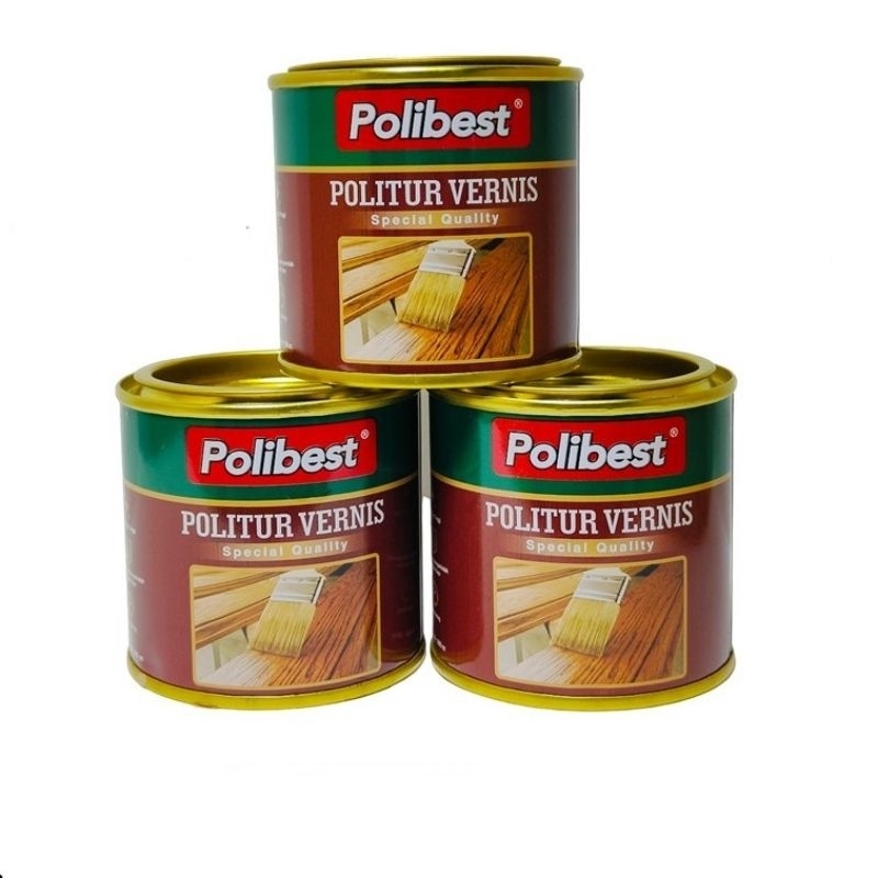 Jual politur / Vernis / varnish polibest isi 200cc | Shopee Indonesia