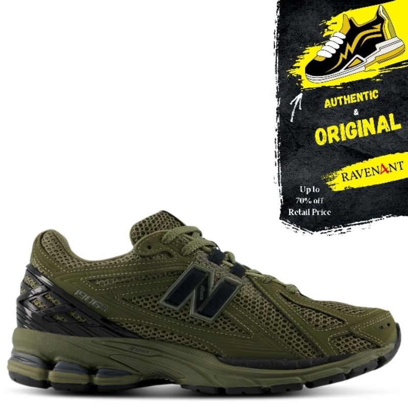 Jual Sneakers Pria NEW BALANCE 1906R Olive Green M1906RFD ORIGINAL 100% ...