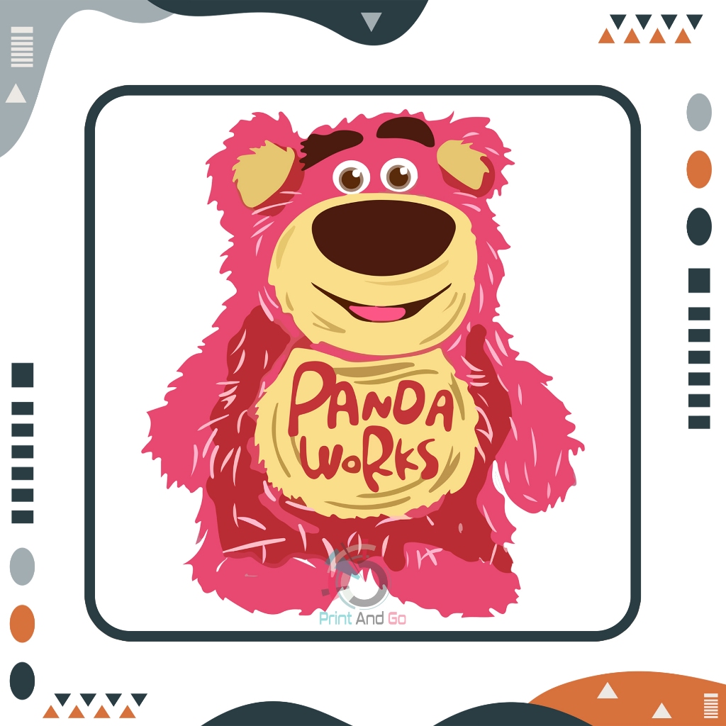 Jual SABLON SETRIKA STICKER DTF TEMA KARTUN LOTSO (UKURAN 14-16CM ...