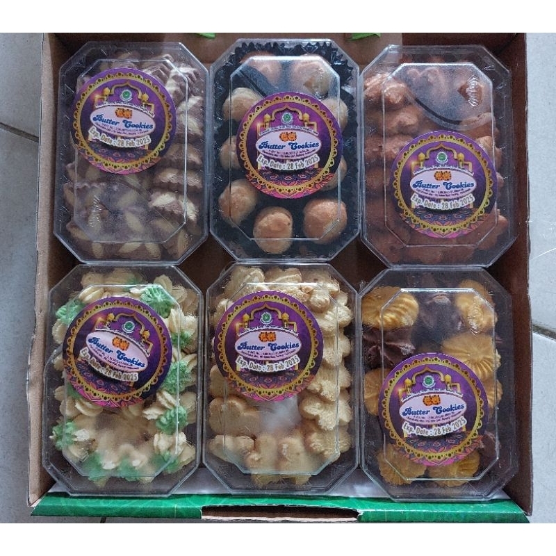 Jual KZ - parcel kue lebaran , kue kering paket isi 6 exp 2025 | Shopee ...