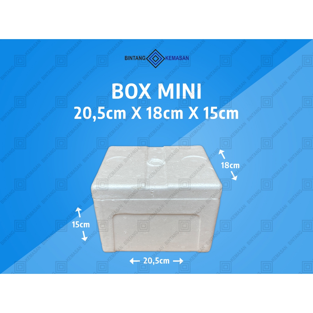 Jual Box Styrofoam Kecil Khusus Grab/Gojek/SPX Box Ikan - Box Daging ...