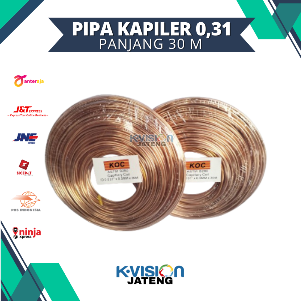 Jual Pipa Kapiler 0,31 Bisa Untuk Kulkas / AC | Shopee Indonesia