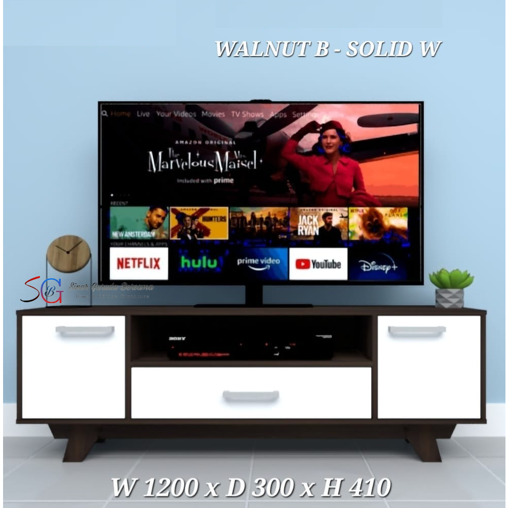 Jual 4 VARIAN MEJA TV / LEMARI TV SERBAGUNA / BUFFET TV BERKAKI MEJA ...